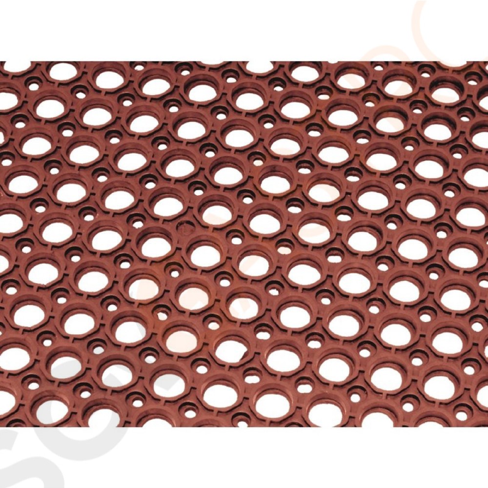 Jantex Anti-Ermüdungsmatte rot 150 x 90cm | rotes Gummi